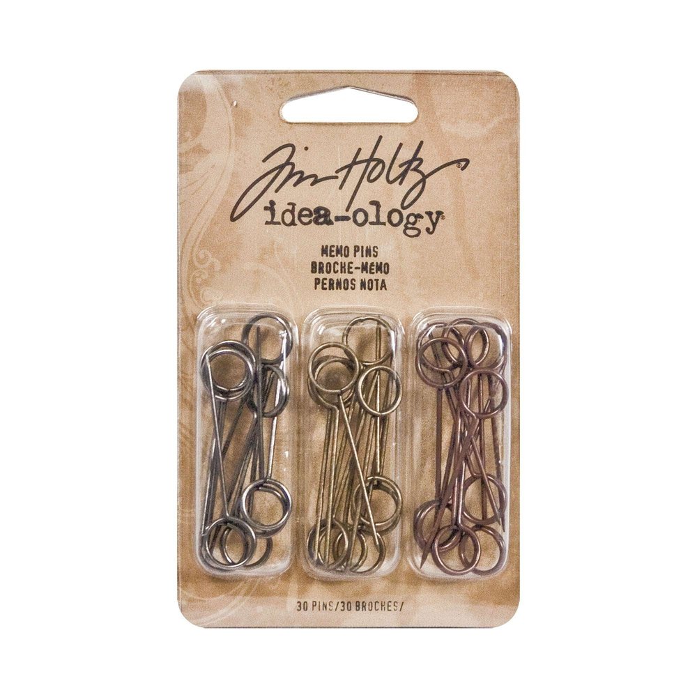 Tim Holtz Memo Pins (30pcs) (TH92833) - Craftlines B.V.