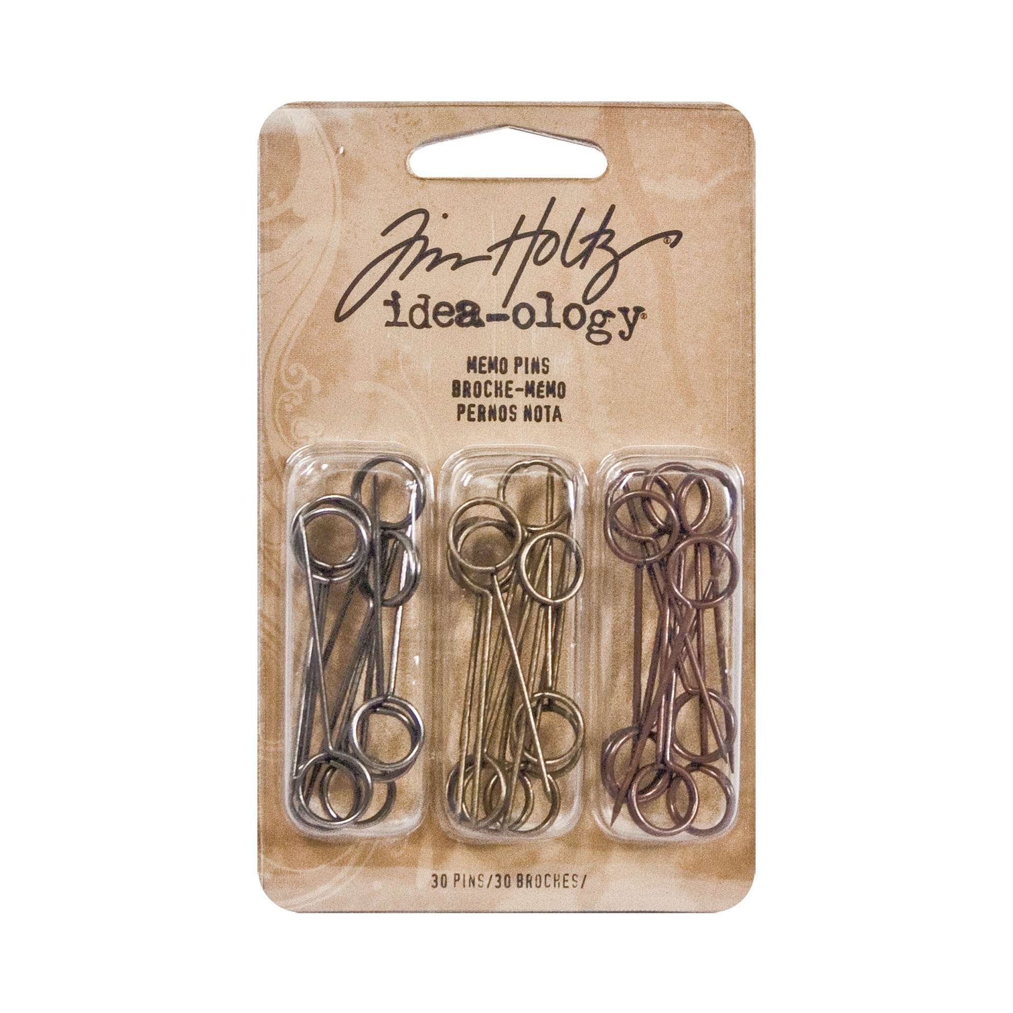 Idea-ology Tim Holtz Memo Pins (30pcs) (TH92833) - Craftlines B.V.
