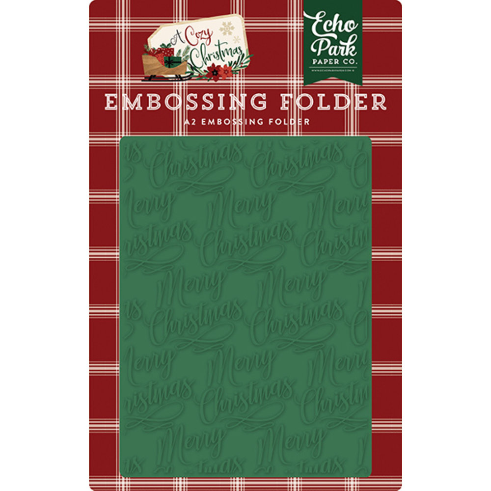 Embossing Folder Merry Christmas (ACC189031) - Craftlines B.V.