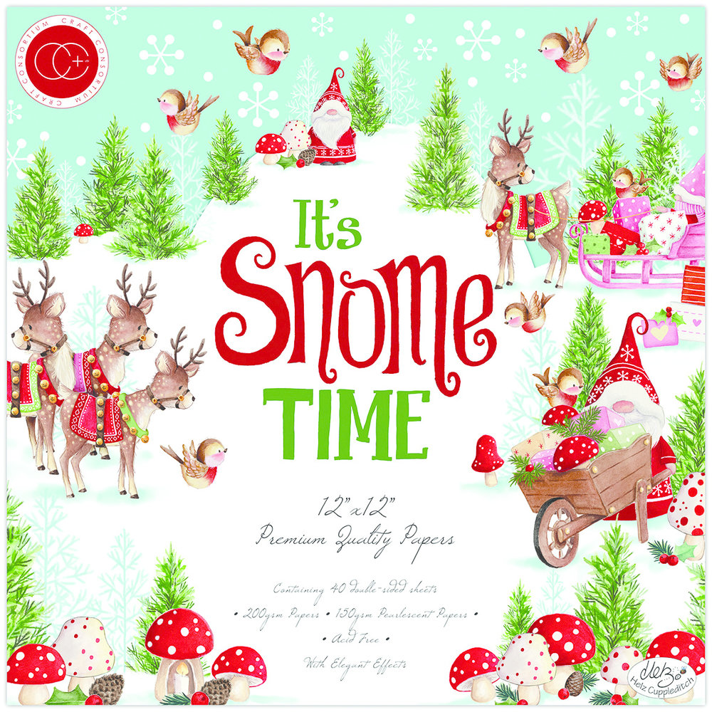 It's Snome Time 12x12 Inch Paper Pad (CCPPAD011) - Craftlines B.V.