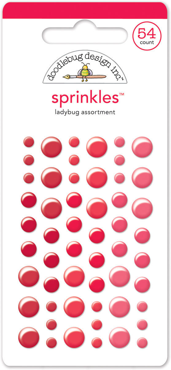 Ladybug Sprinkles (54pcs) (4006) - Craftlines B.V.