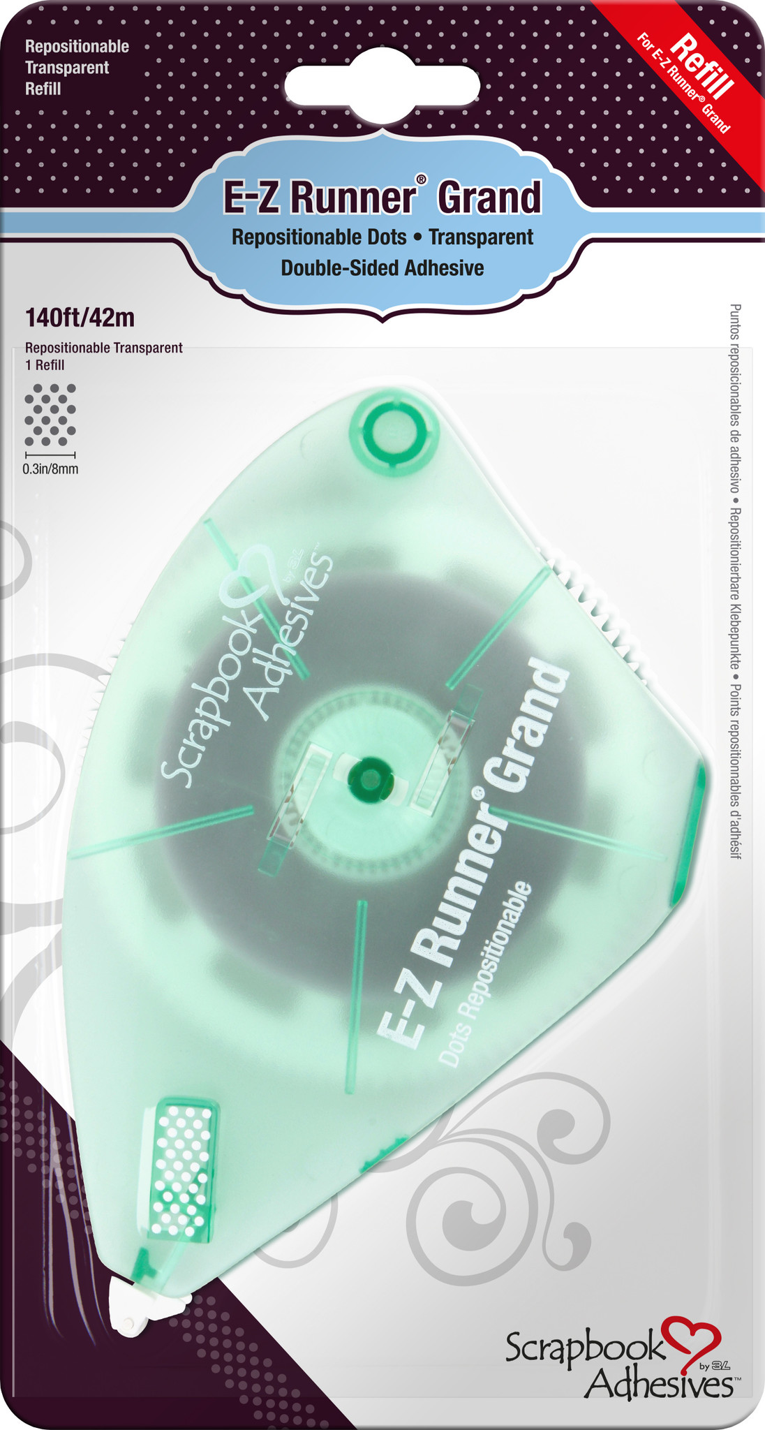 E-Z Runner Grand Repositionable Dots Refill (01252) - Craftlines B.V.