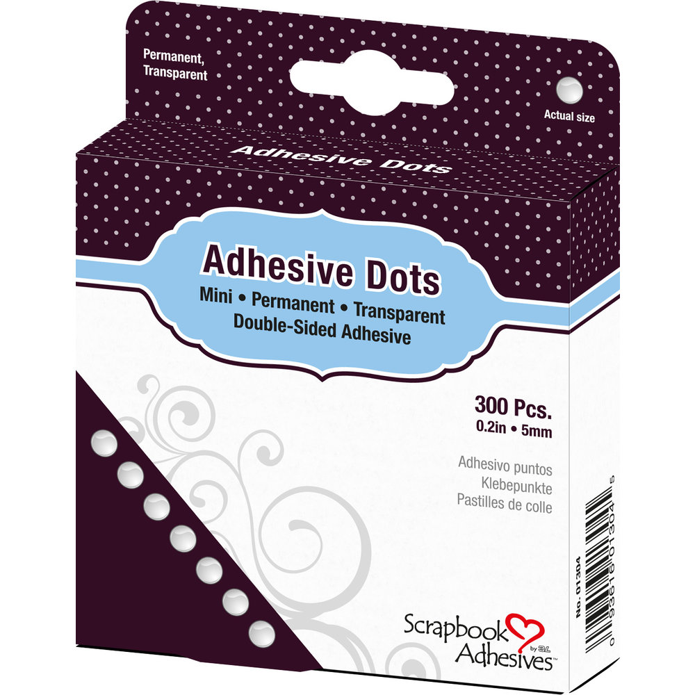 Adhesive Dots Mini (300pcs) (01304) - Craftlines B.V.