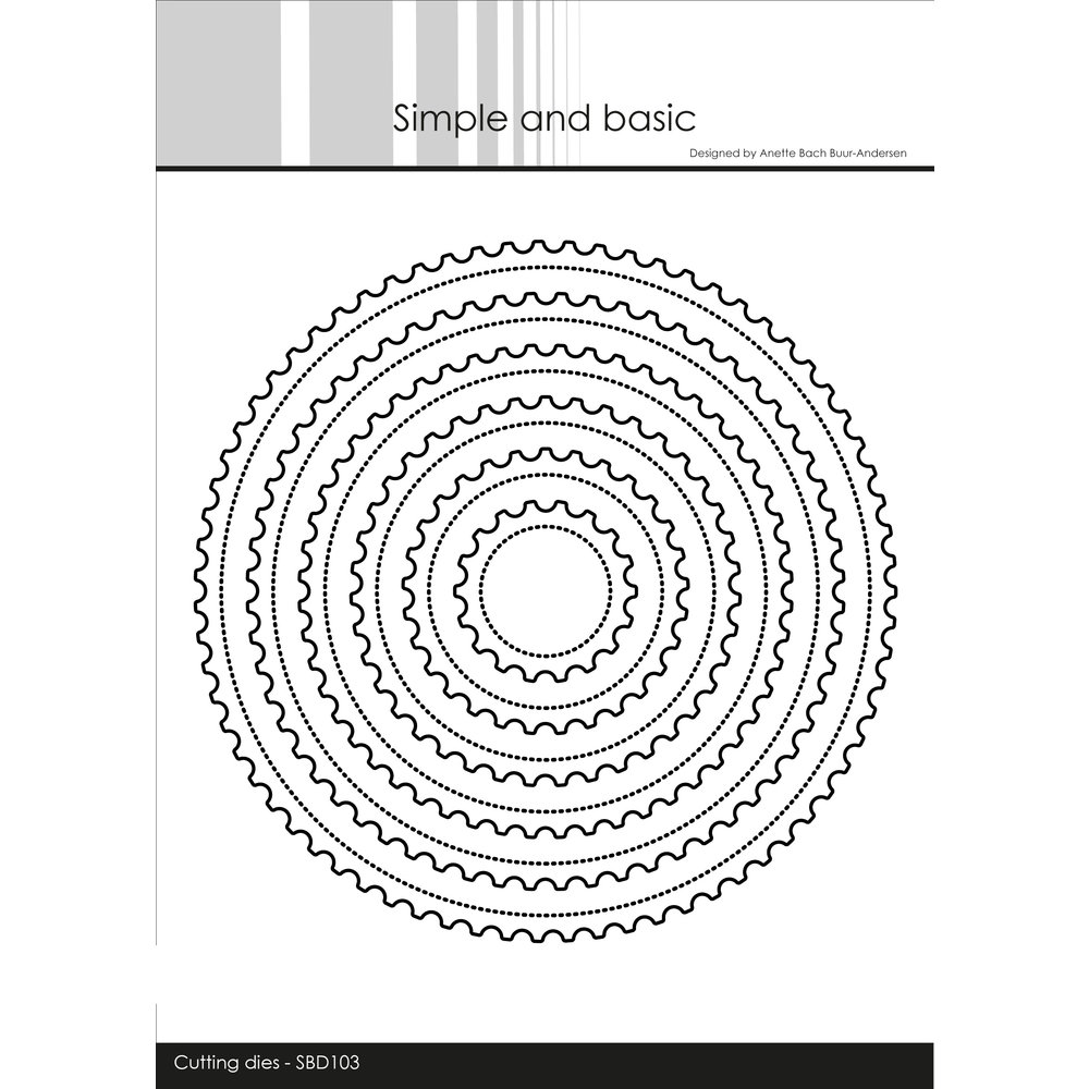 Stamp Round Dies (SBD103) - Craftlines B.V.