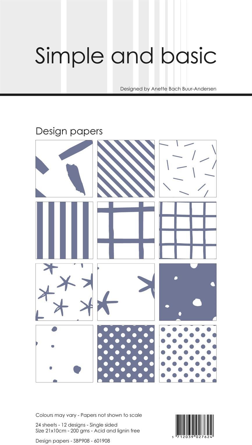 Eggplant Slim Paper Pack (SBP908) - Craftlines B.V.