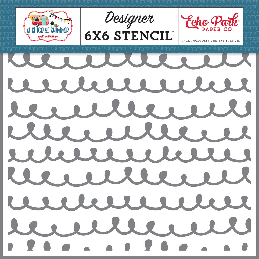 Sweet Loops Stencil (SOS241034) - Craftlines B.V.