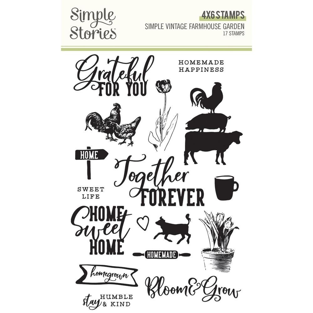Simple Vintage Farmhouse Garden Clear Stamps (15029) - Craftlines B.V.