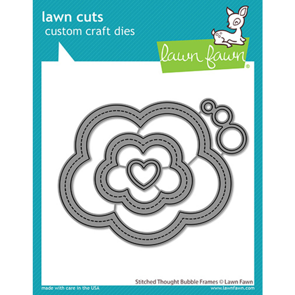 Stitched Thought Bubble Frames Dies (LF2575) - Craftlines B.V.