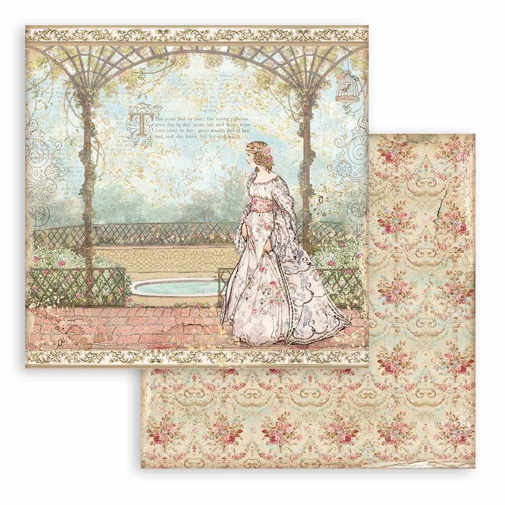 Sleeping Beauty Princess 12x12 Inch Paper Sheets (10pcs) (SBB798 ...