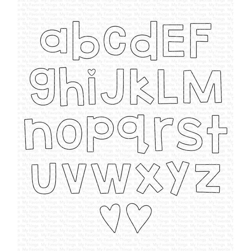 Spell Anything Alphabet Die-namics (MFT-2054) - Craftlines B.V.