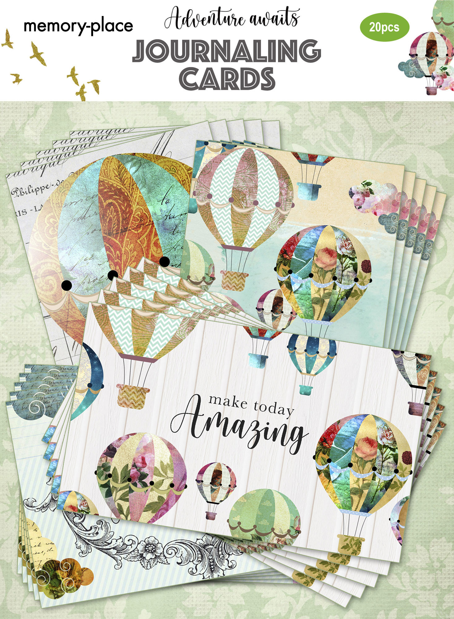 Adventure Awaits Journaling Cards (MP-60601) - Craftlines B.V.