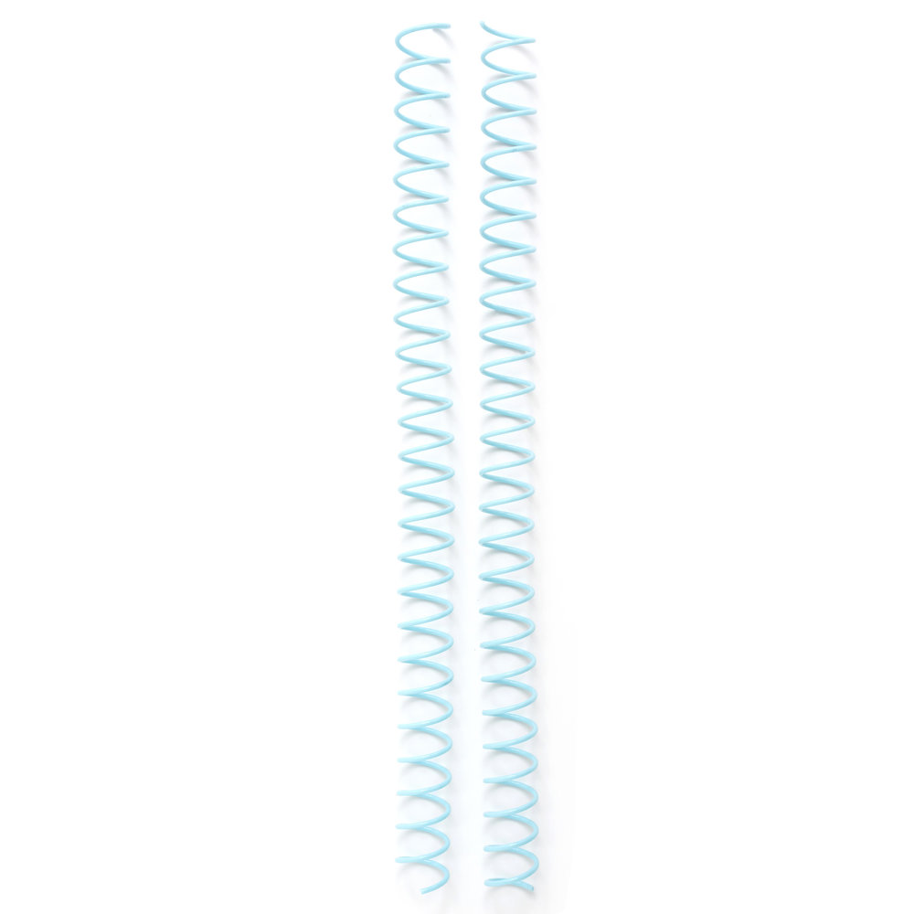 Cinch Wire 0.625 Inch Spiral Aqua (4pcs) (60000025) - Craftlines B.V.