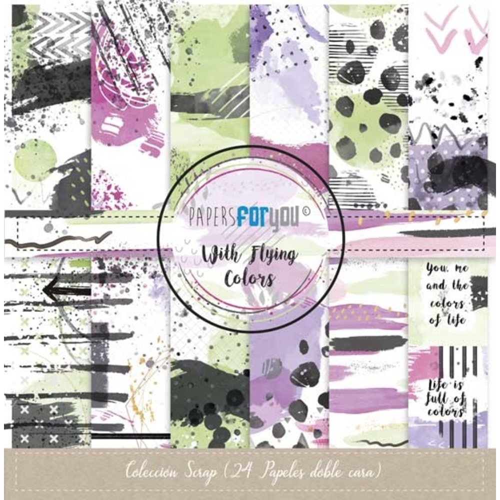 With Flying Colors Mini Scrap Paper Pack (24pcs) (PFY-2823 ...