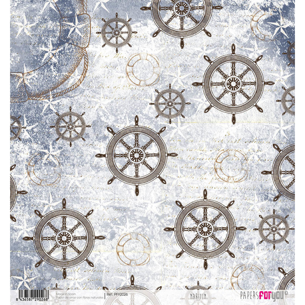 Maritim Rice Paper (6 pcs) (PFY-2026) - Craftlines B.V.