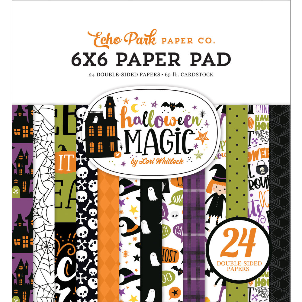 Halloween Magic 6x6 Inch Paper Pad (HMA249023) - Craftlines B.V.