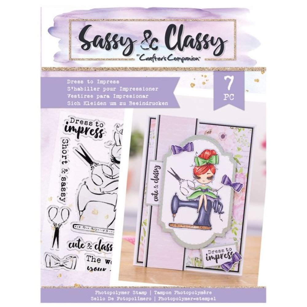 Sassy & Classy Clear Stamps Dress To Impress (SAC-STP-DRETI ...