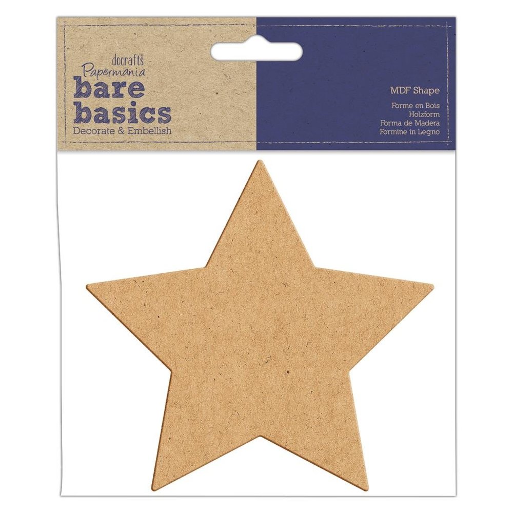 Bare Basics MDF Shapes Star (PMA 174572) - Craftlines B.V.