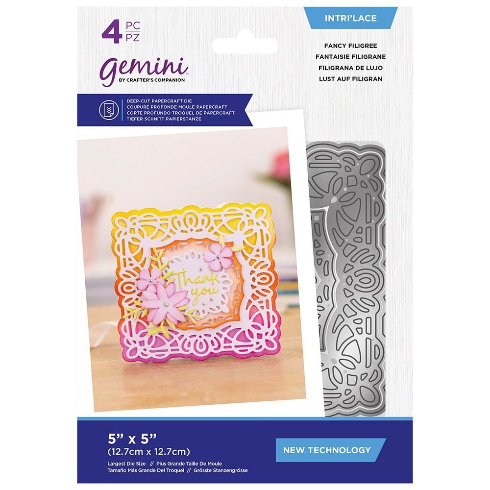 Fancy Filigree Intri’lace Dies (GEM-MD-INT-FAFI) - Craftlines B.V.
