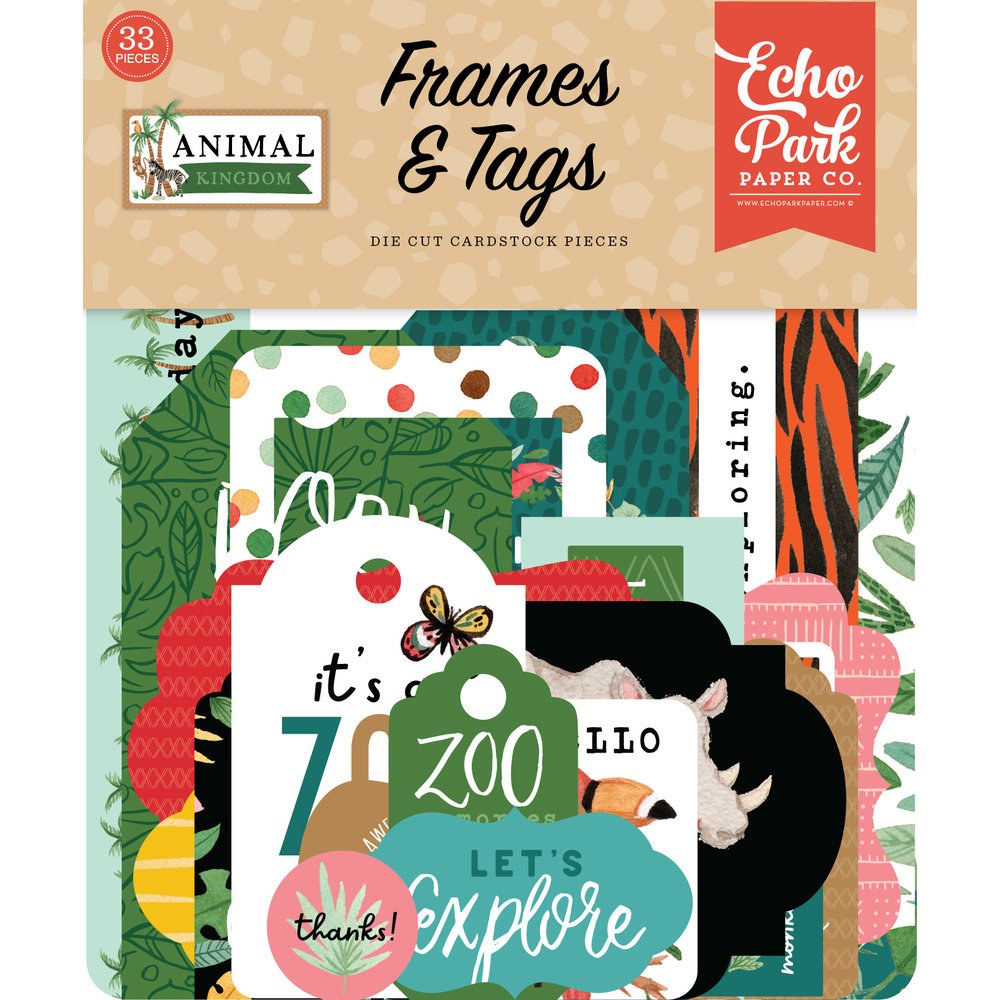 Animal Kingdom Frames & Tags (AK259025) - Craftlines B.V.