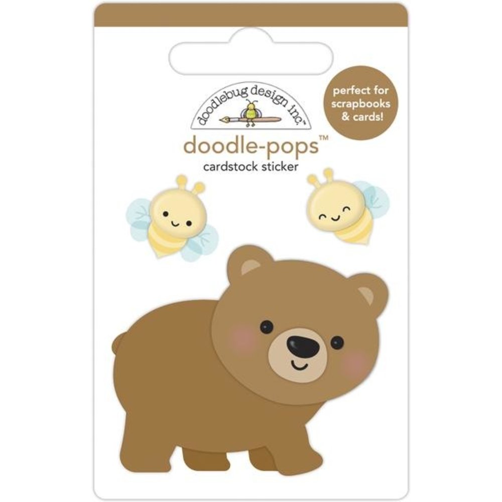 Honey Bear Doodle-Pops (7465) - Craftlines B.V.