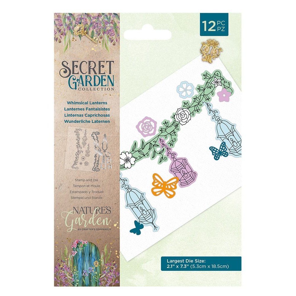 Secret Garden Collection Stamp & Die Whimsical Lanterns (NG-SG-STD-WHLA ...