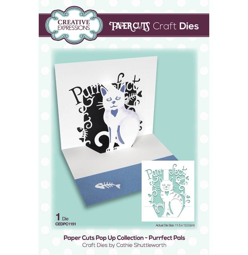 Paper Cuts Pop Up Collection Purrfect Pals (CEDPC1151) - Craftlines B.V.