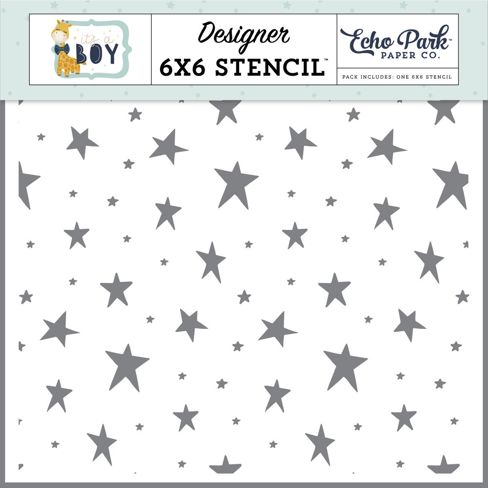 Underneath The Stars Stencil (IAB278033) - Craftlines B.V.
