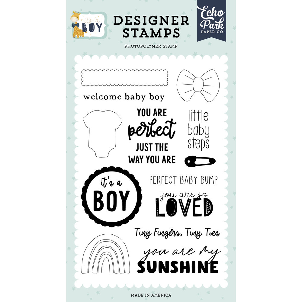 Little Baby Steps Clear Stamps (IAB278042) - Craftlines B.V.