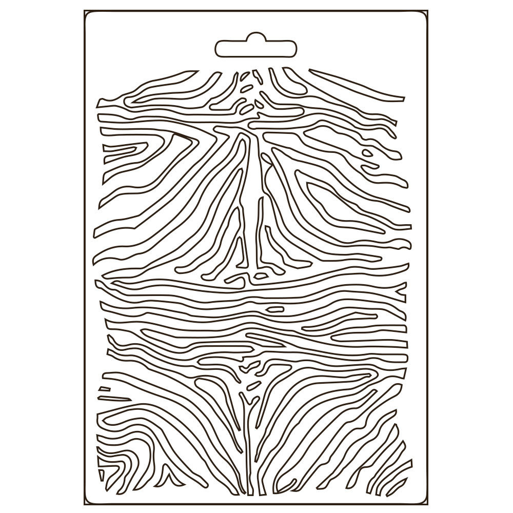 Soft Mould A5 Savana Zebra Pattern (K3PTA5617) - Craftlines B.V.