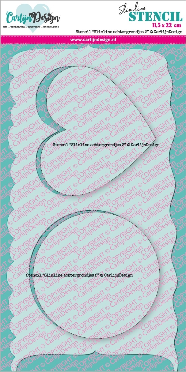 Stencil Slimline Backdrops 2 (CDSC-0019) - Craftlines B.V.
