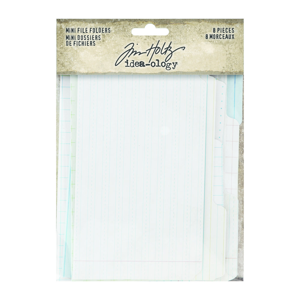 Tim Holtz Mini File Folders (TH94232) - Craftlines B.V.