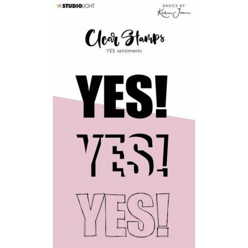 Yes Sentiments Essentials Clear Stamps (KJ-BBKJ-STAMP236) - Craftlines B.V.