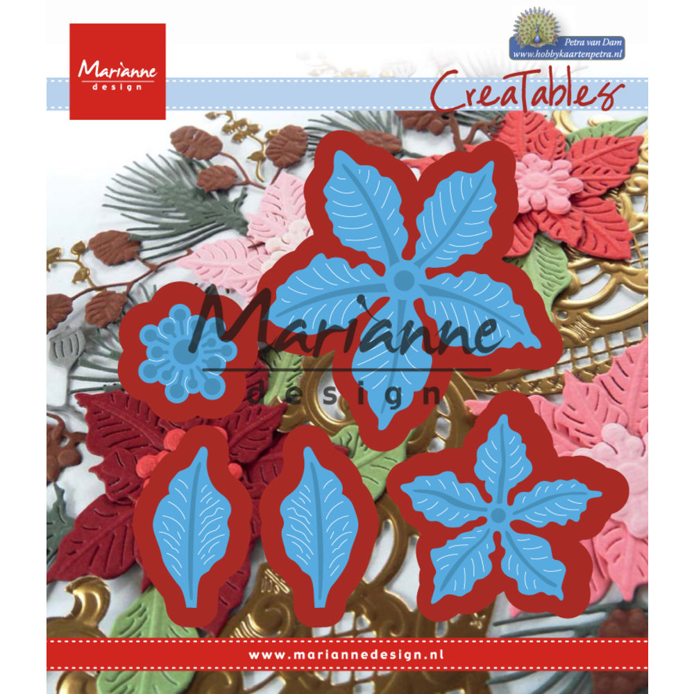 Creatables Petra's Poinsettia (LR0435) - Craftlines B.V.