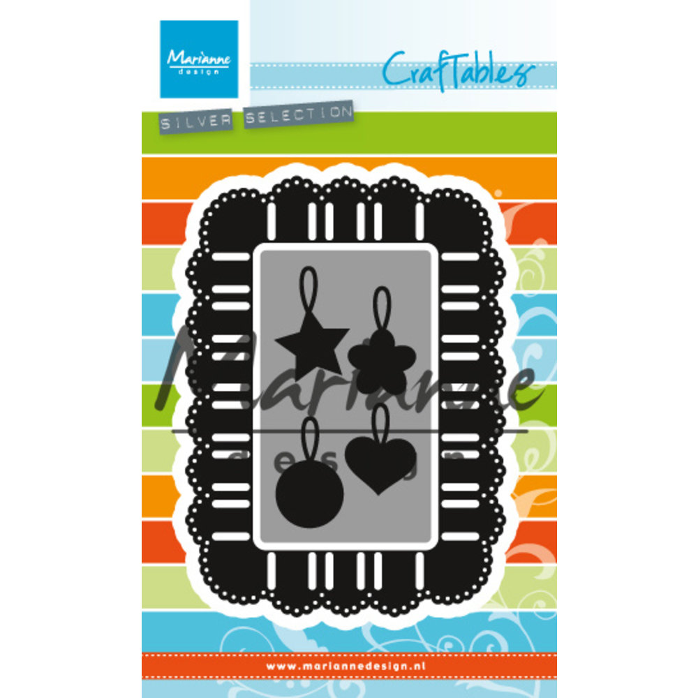 Craftables Ribbon Rectangle (CR1436) - Craftlines B.V.