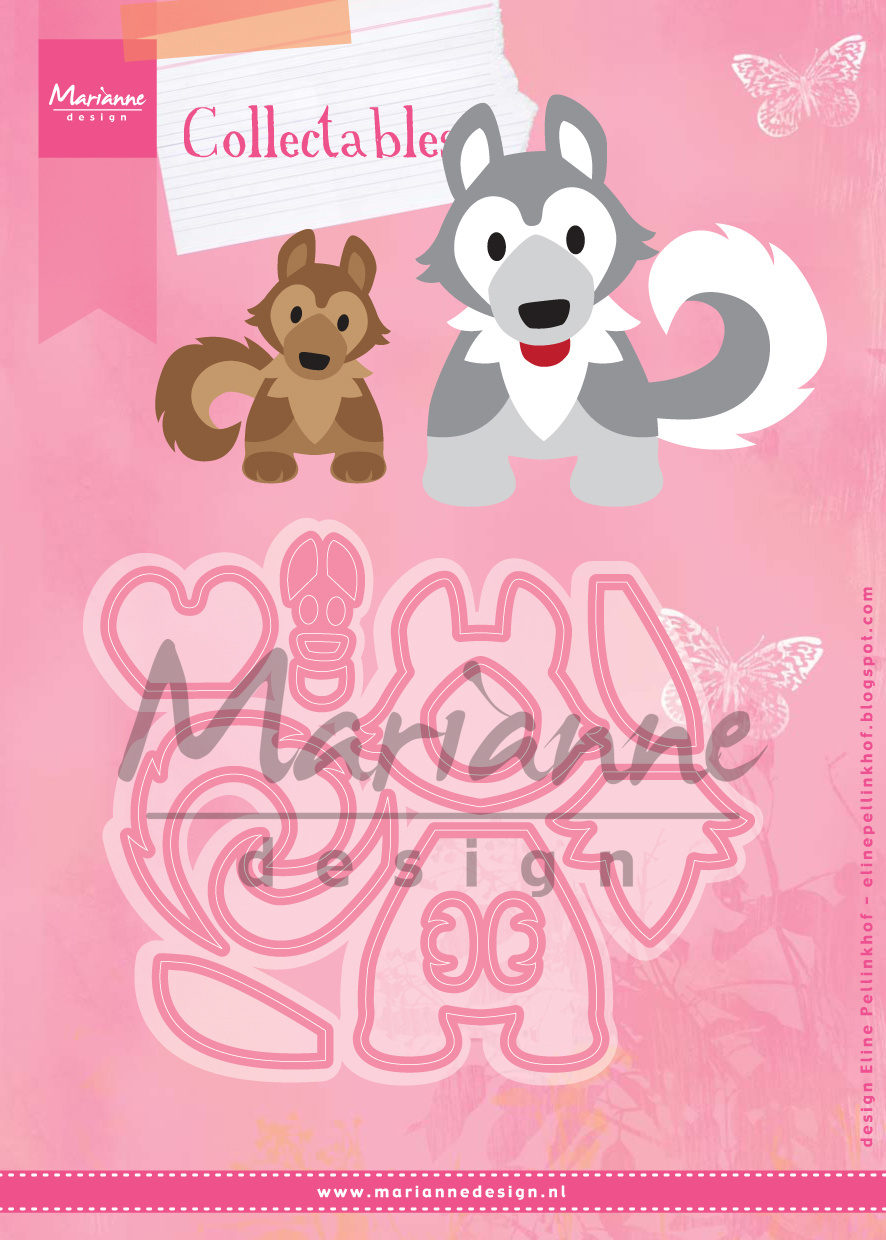 Collectables Dies Eline's Husky (COL1414) - Craftlines B.V.