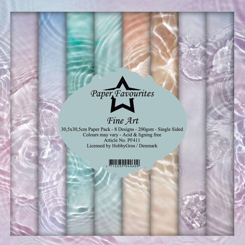 Fine Art 12x12 Inch Paper Pack (PF411) - Craftlines B.V.
