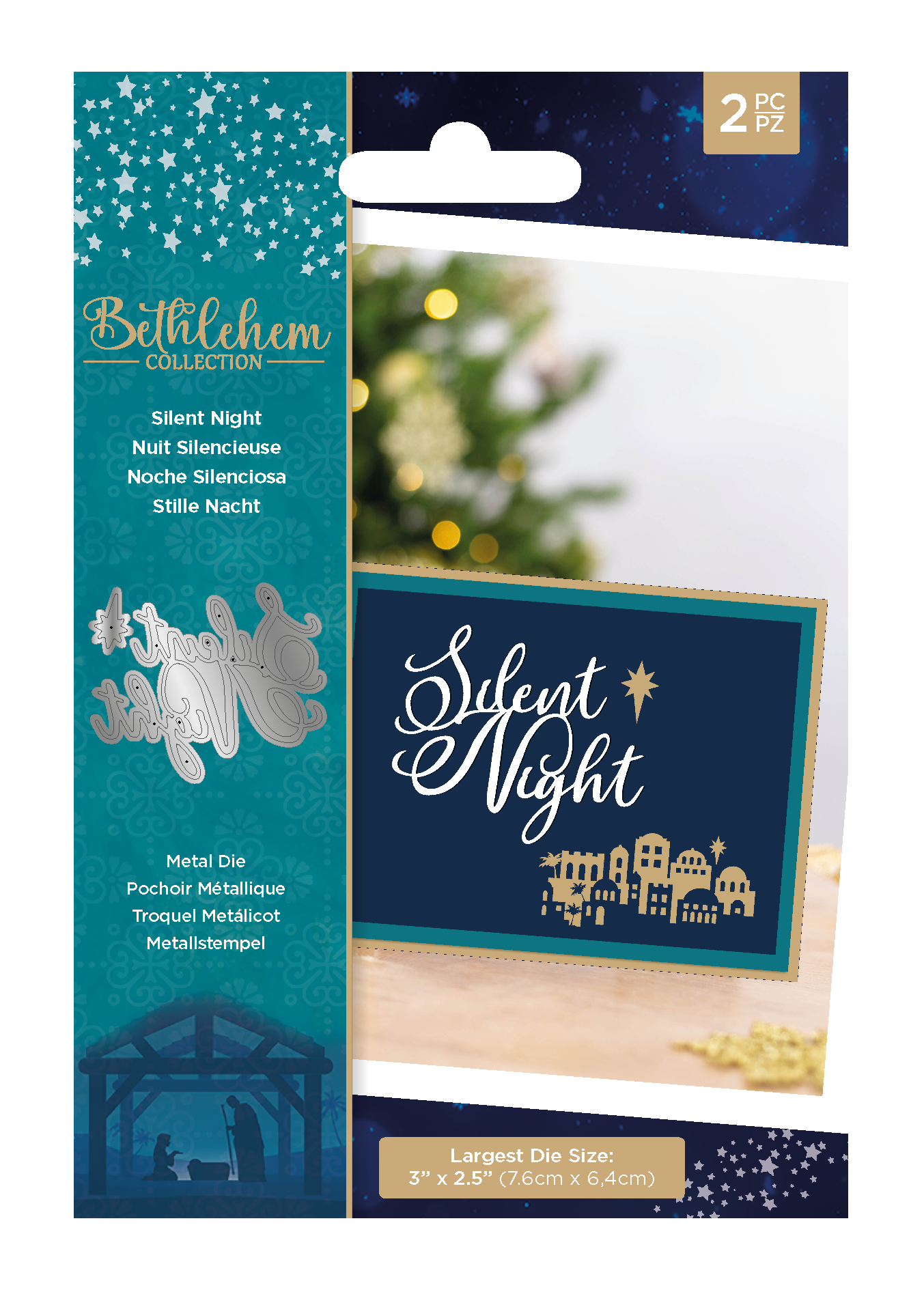 Bethlehem Collection Metal Die Silent Night (BC-MD-SINI) - Craftlines B.V.