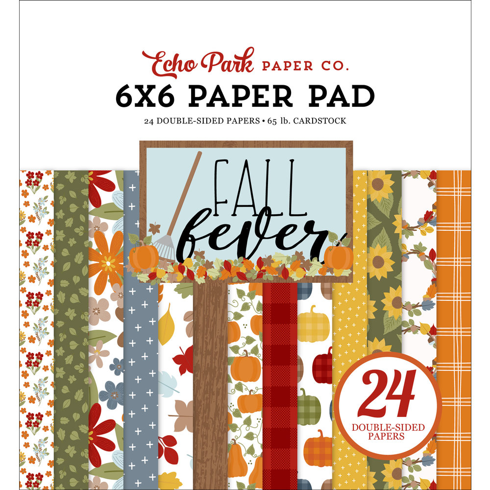 Fall Fever 6x6 Inch Paper Pad (FAF285023) - Craftlines B.V.