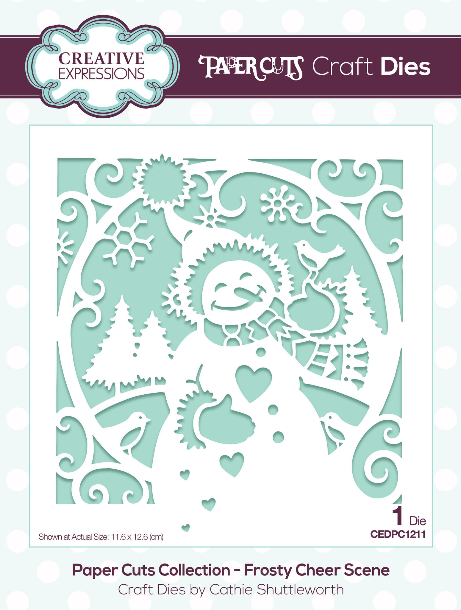 Paper Cuts Frosty Cheer (CEDPC1211) - Craftlines B.V.