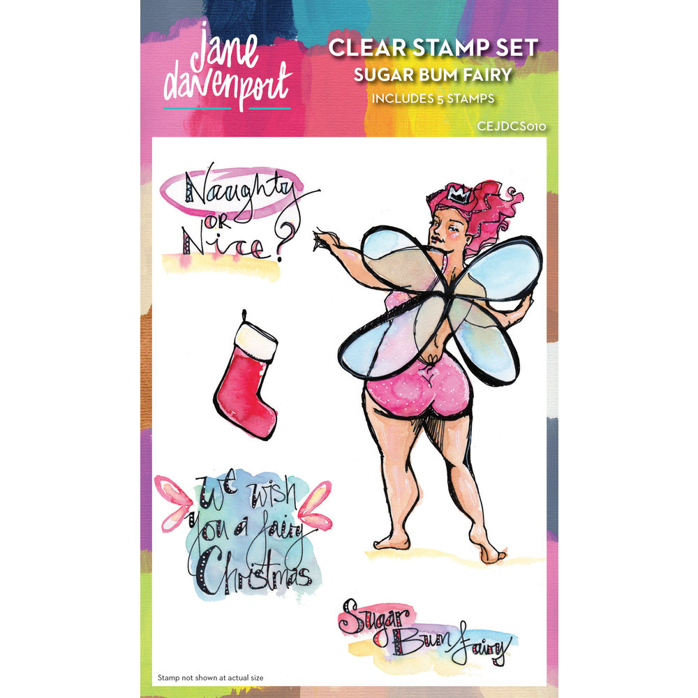 Jane Davenport Clear Stamp Sugar Bum Fairy (CEJDCS010) - Craftlines B.V.
