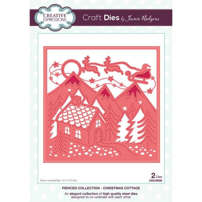 Jamie Rodgers Craft Die Pierced Christmas Cottage (CEDJR028 ...
