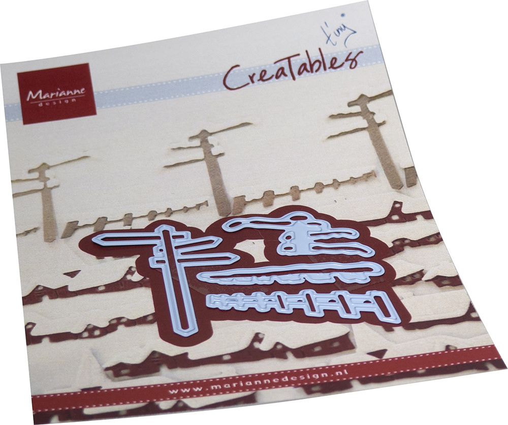 Creatables Tiny's Snowy Signpost & Fence (LR0778) - Craftlines B.V.