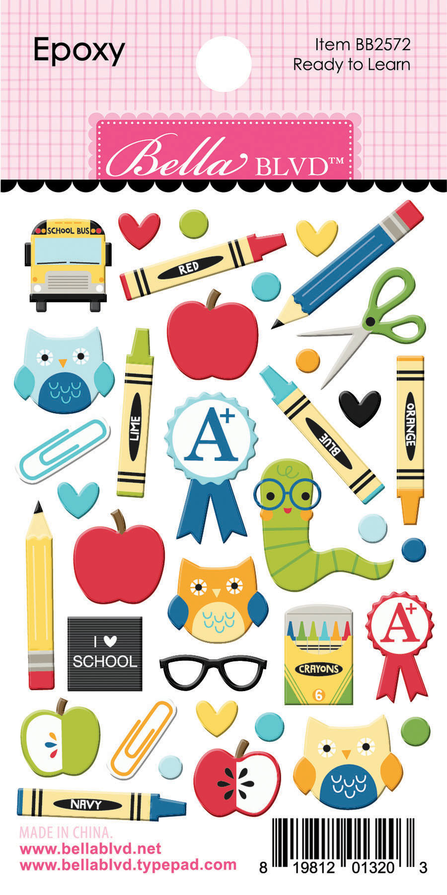 School Is Cool Ready To Learn Epoxy (BB2572) - Craftlines B.V.