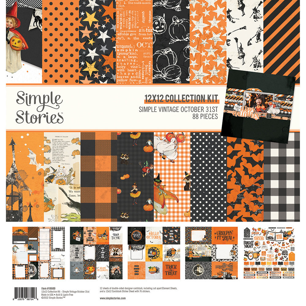Simple Vintage October 31st Collection Kit (18600) - Craftlines B.V.