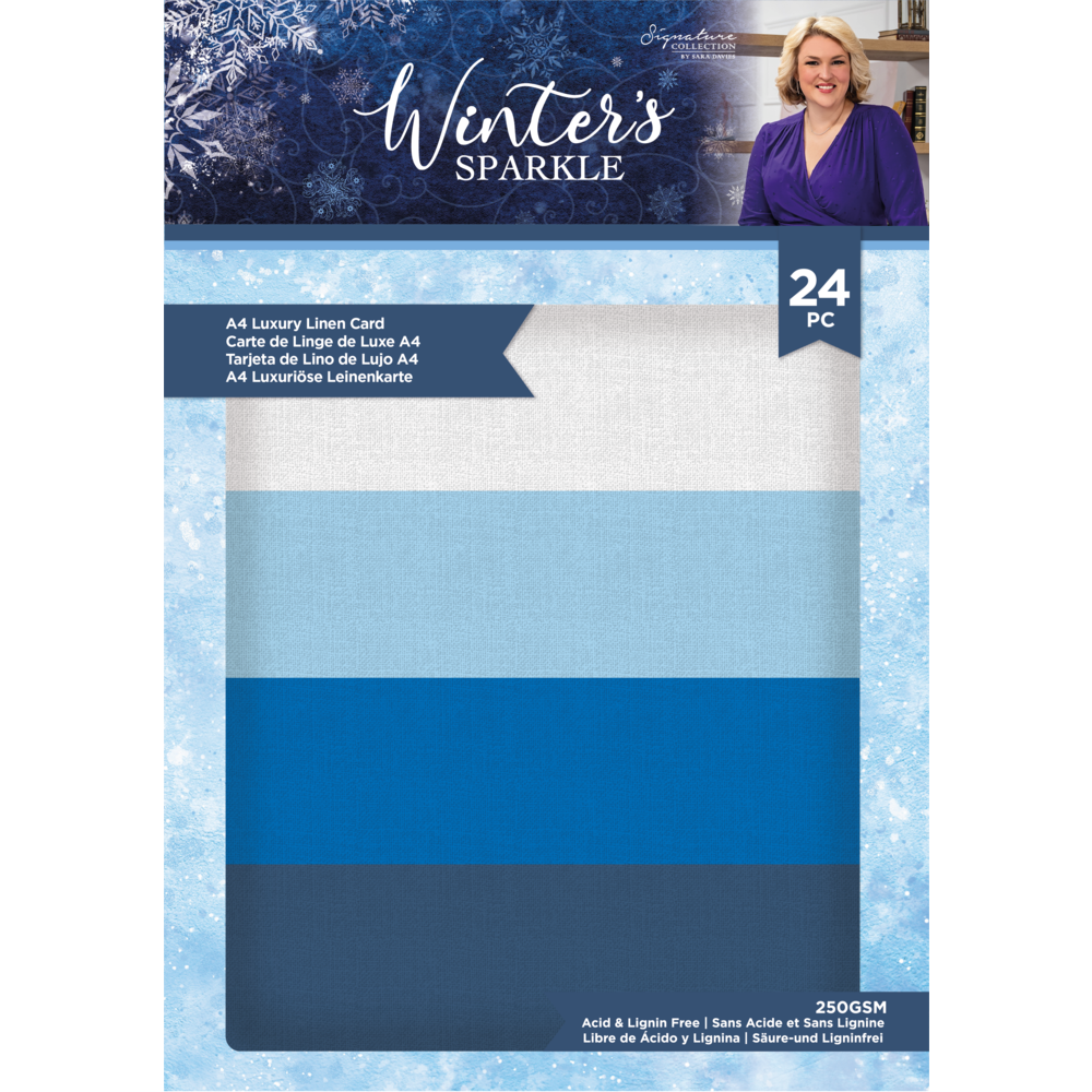 Winter's Sparkle A4 Luxury Linen Card Pack (S-WISP-LMIXCARD-A4 ...