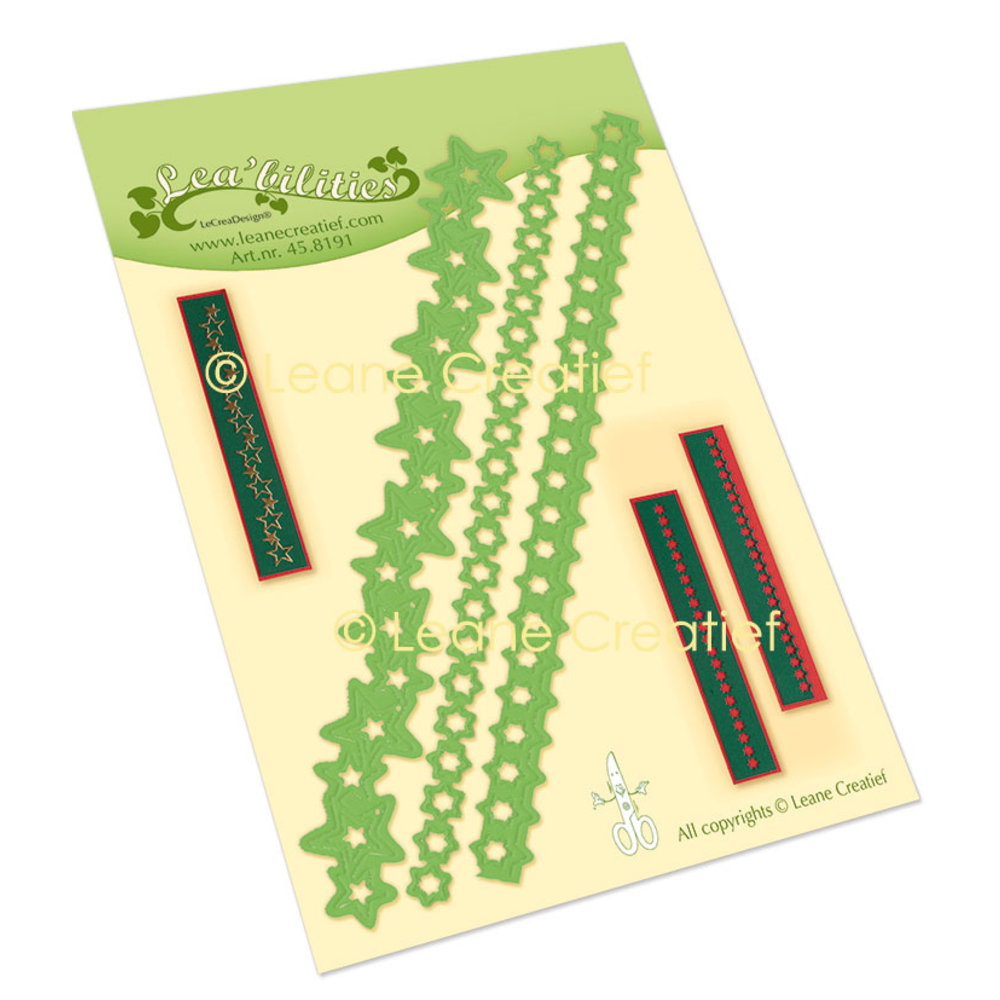 Card Edge & Borders Star Cutting Dies (45.8191) - Craftlines B.V.