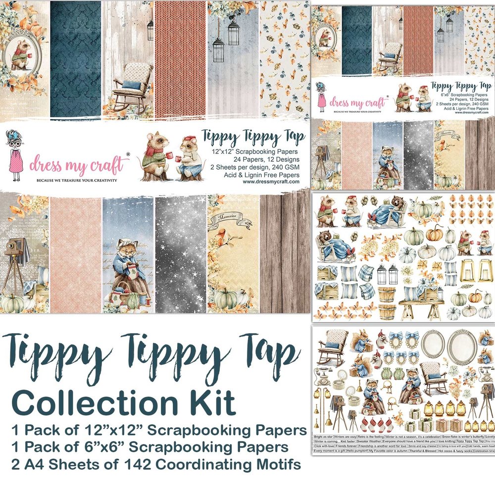 Tippy Tippy Tap Collection Kit (DMCP5952) - Craftlines B.V.