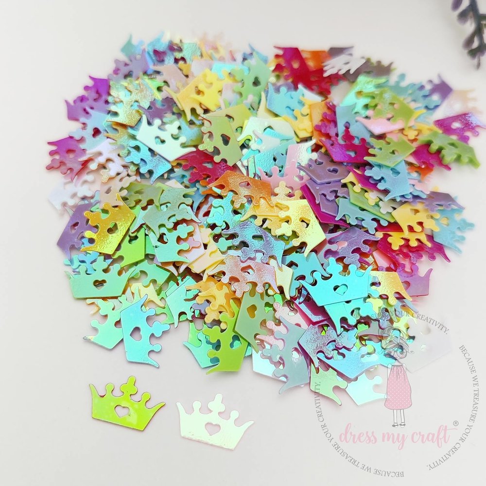 Shaker Slices Sparkling Crown 8g (DMCS4724) - Craftlines B.V.