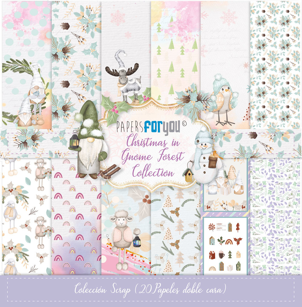 Christmas In Gnome Forest Midi Scrap Paper Pack (20pcs) (PFY-10879 ...
