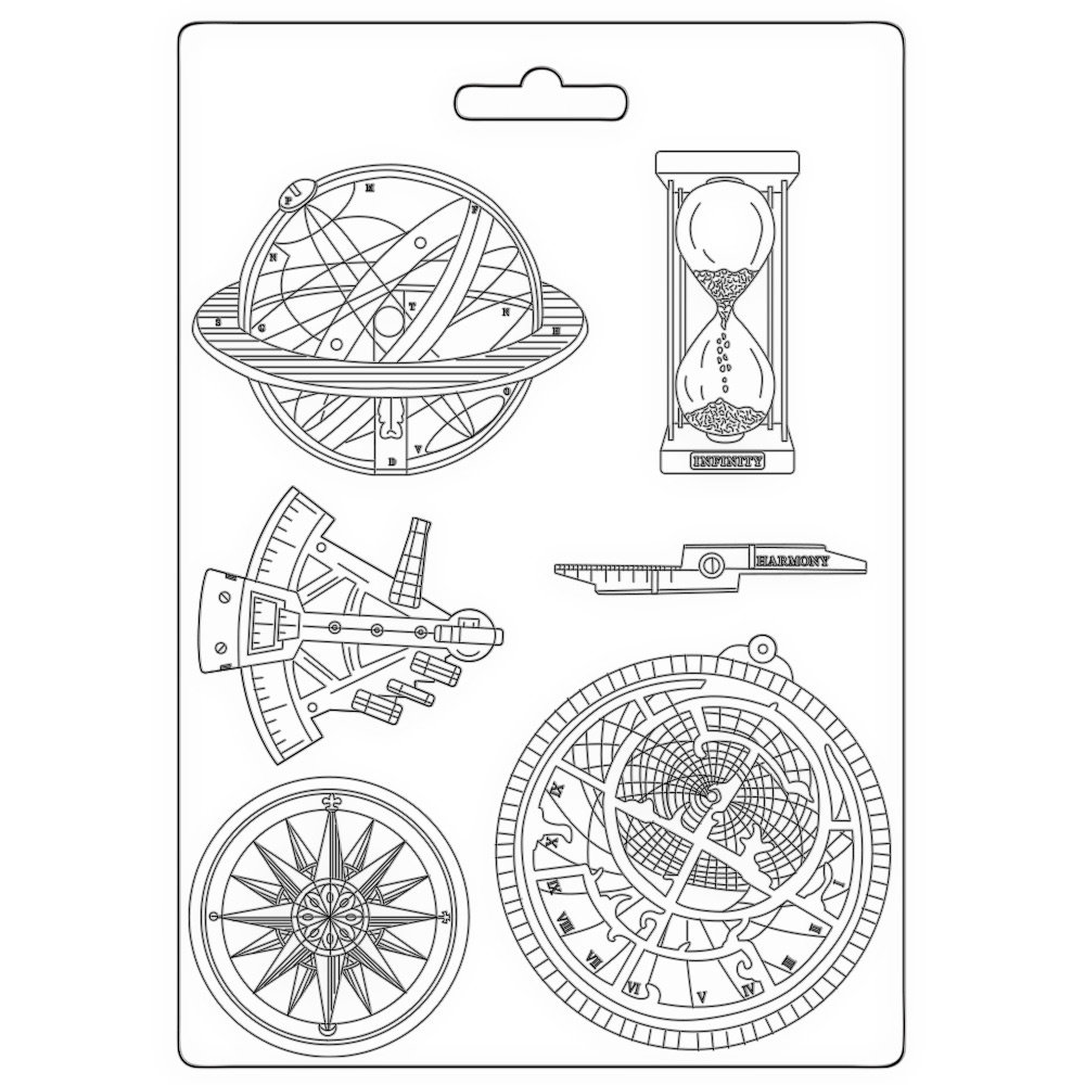 Soft Mould A4 Cosmos Infinity Compass (K3PTA4547) - Craftlines B.V.